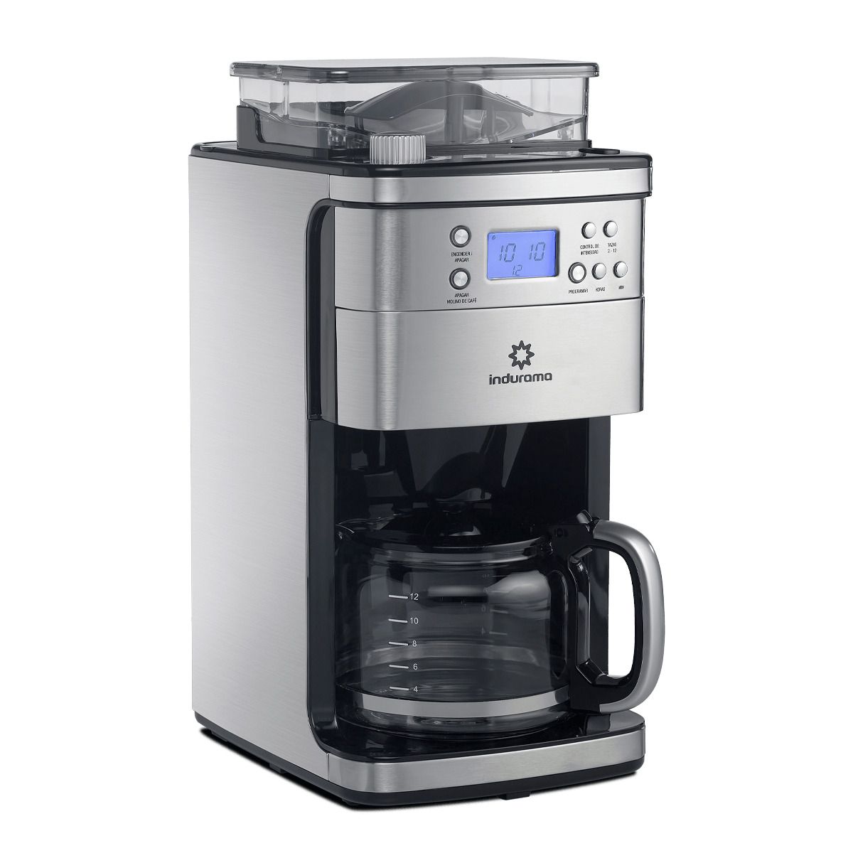Cafetera Con Molino 12 tazas Croma | MCI-CR | Indurama